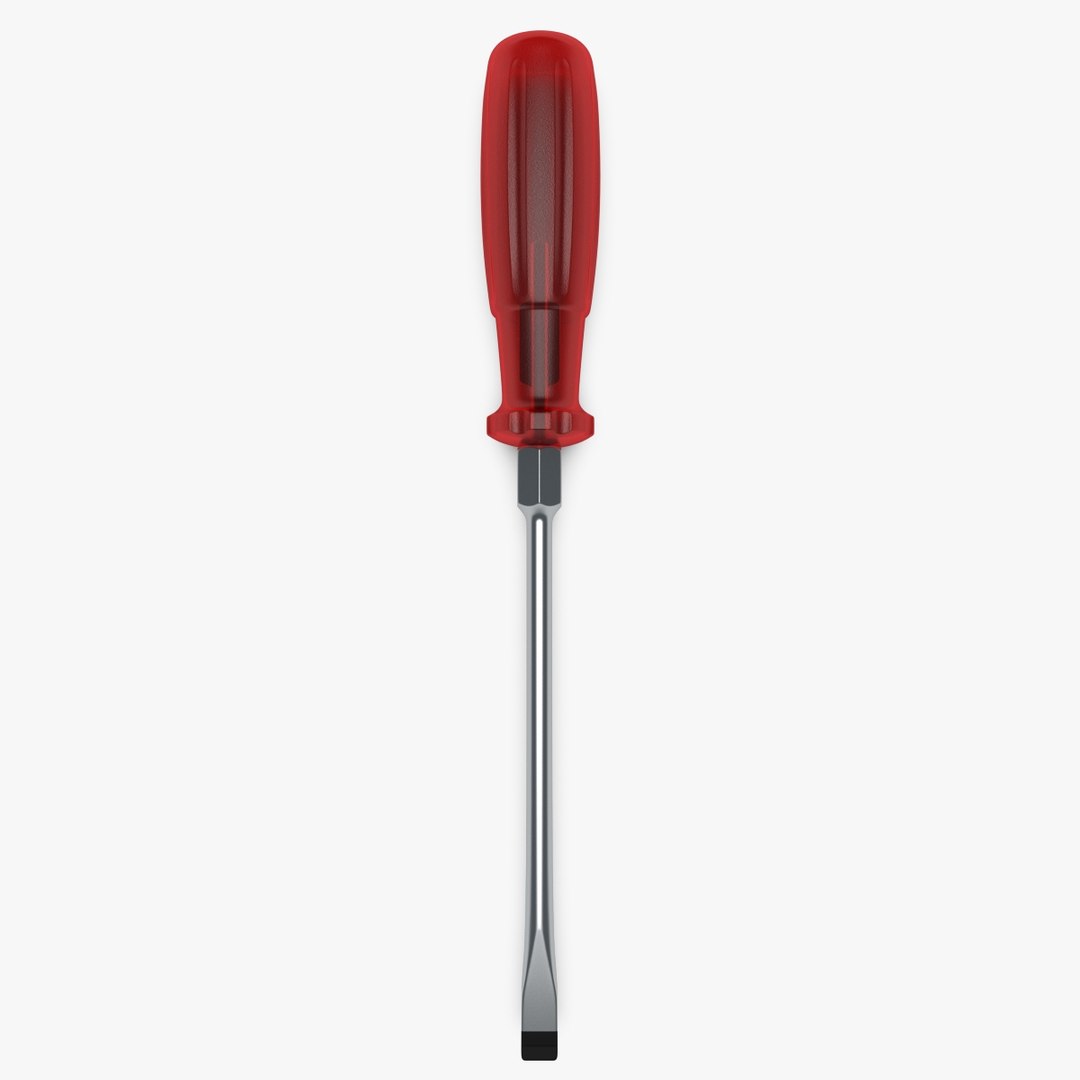 Realistic Screwdriver 3d 3ds