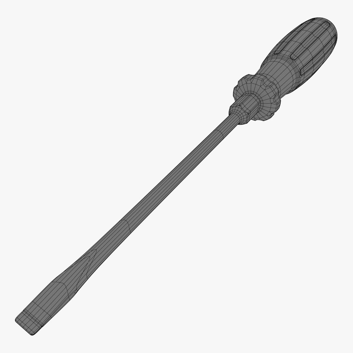 realistic screwdriver 3d 3ds