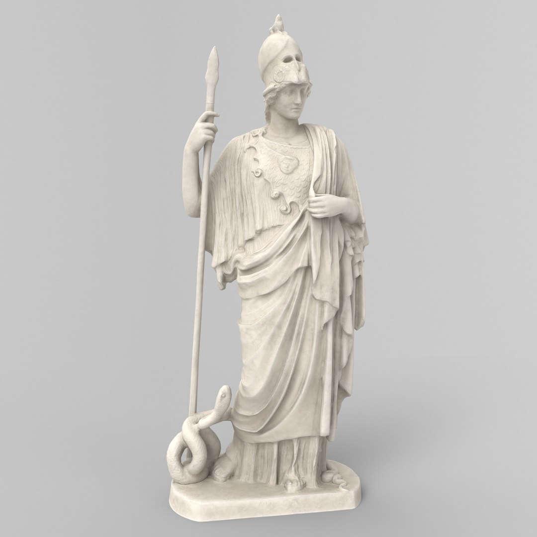 Marble Athena Giustiniani 3D Model 3D model - TurboSquid 1862895