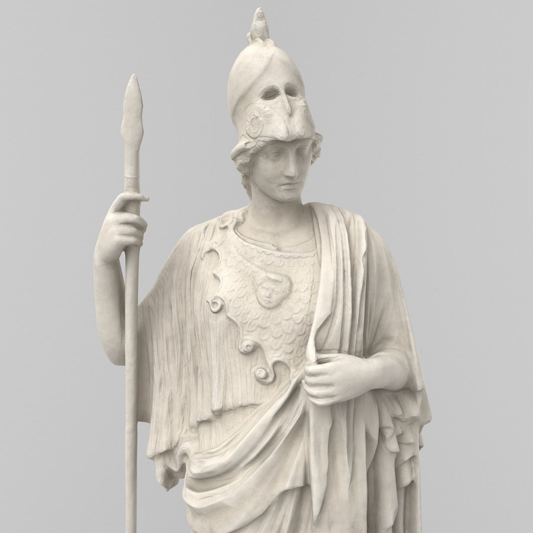 Marble Athena Giustiniani 3D Model 3D Model - TurboSquid 1862895
