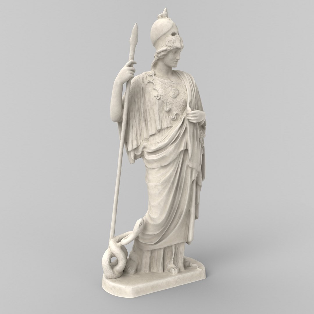Marble Athena Giustiniani 3D Model 3D Model - TurboSquid 1862895