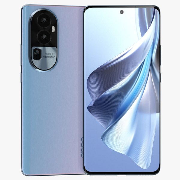 modelo 3d OPPO Reno 10 Pro Colorful Blue - TurboSquid 2076597