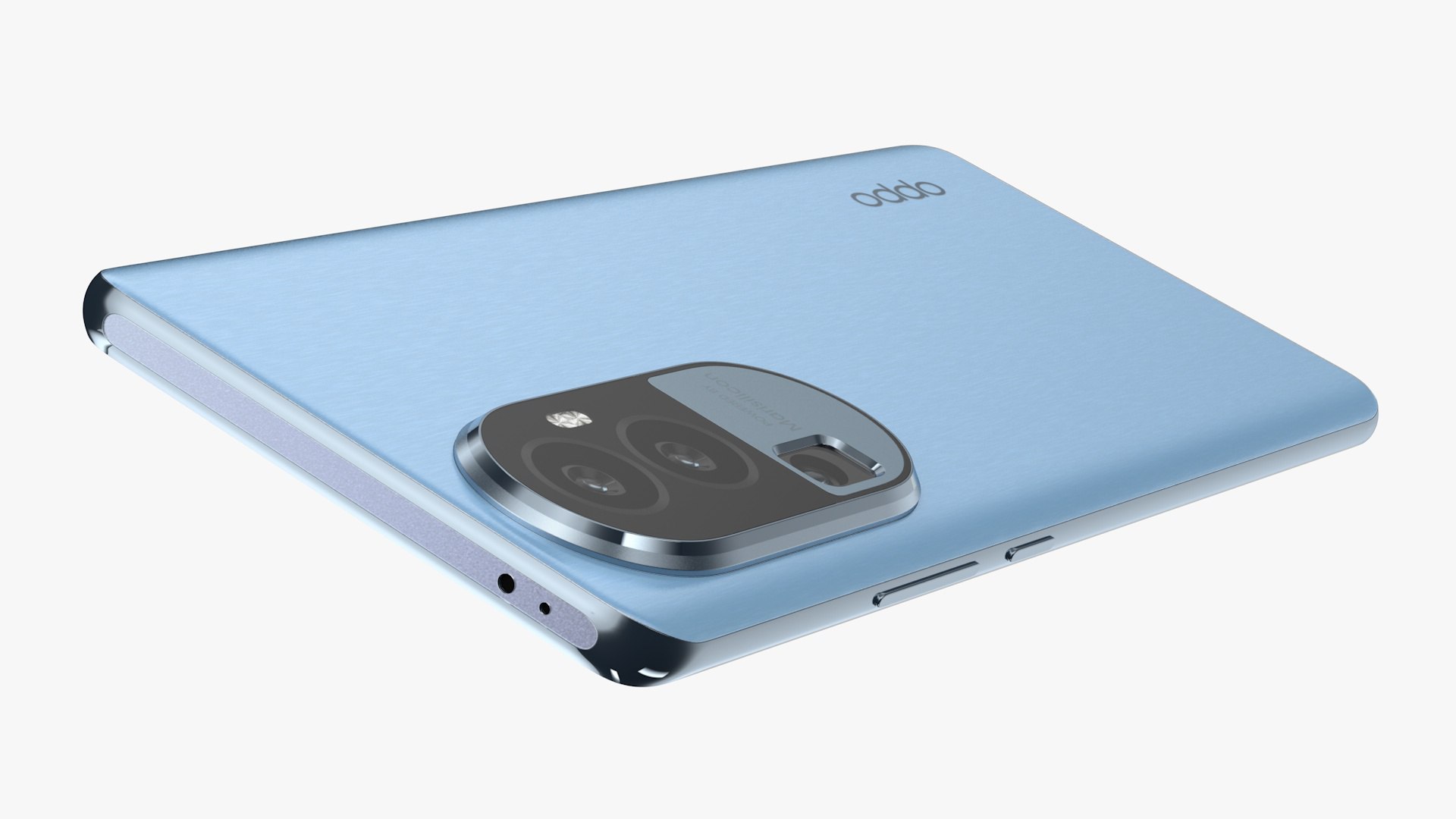3D OPPO Reno 10 Pro Colorful Blue Model - TurboSquid 2076597