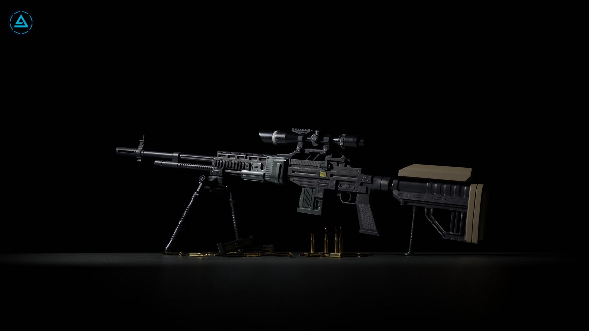 MKS 56X Sniper Rifle Low-poly 3D - TurboSquid 1929869