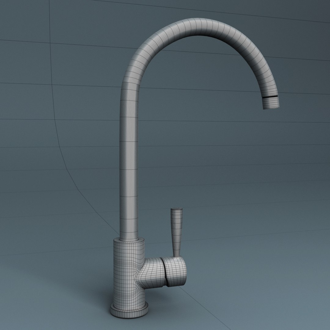 Kitchen Tap 3D Model - TurboSquid 1191217