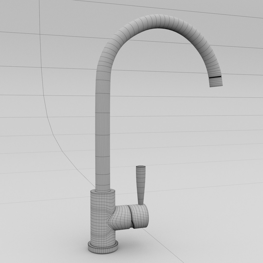 Kitchen Tap 3D Model - TurboSquid 1191217
