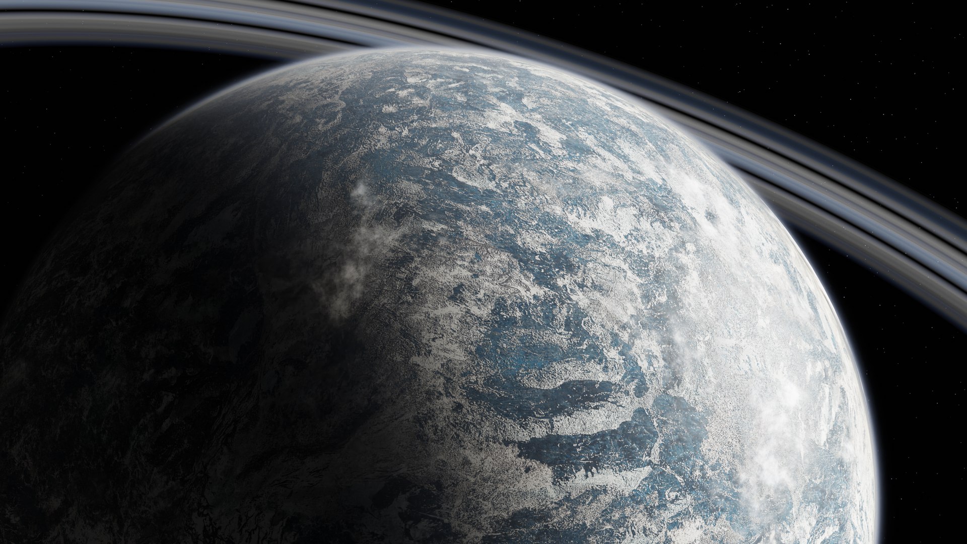 8K Fictional Ice Planet 8 3D Model - TurboSquid 1931152