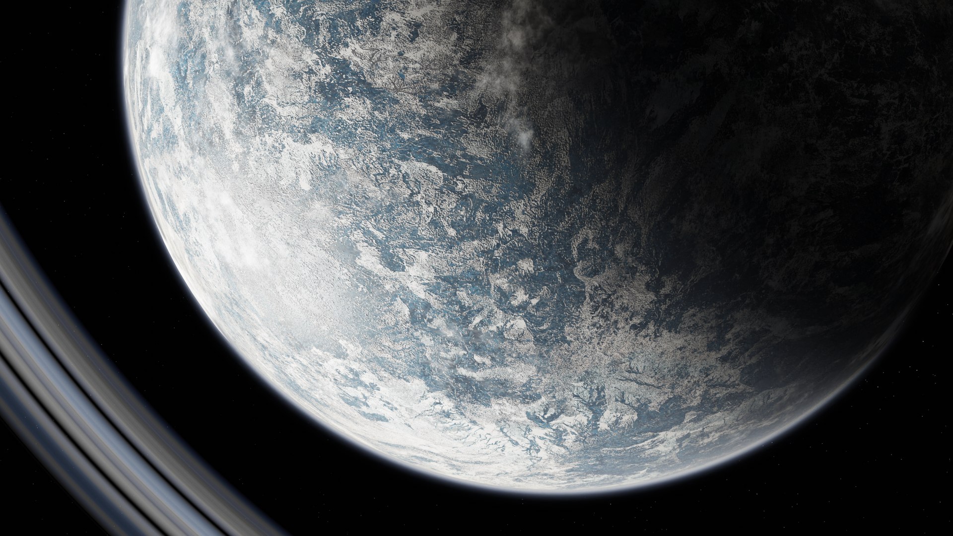 8K Fictional Ice Planet 8 3D Model - TurboSquid 1931152