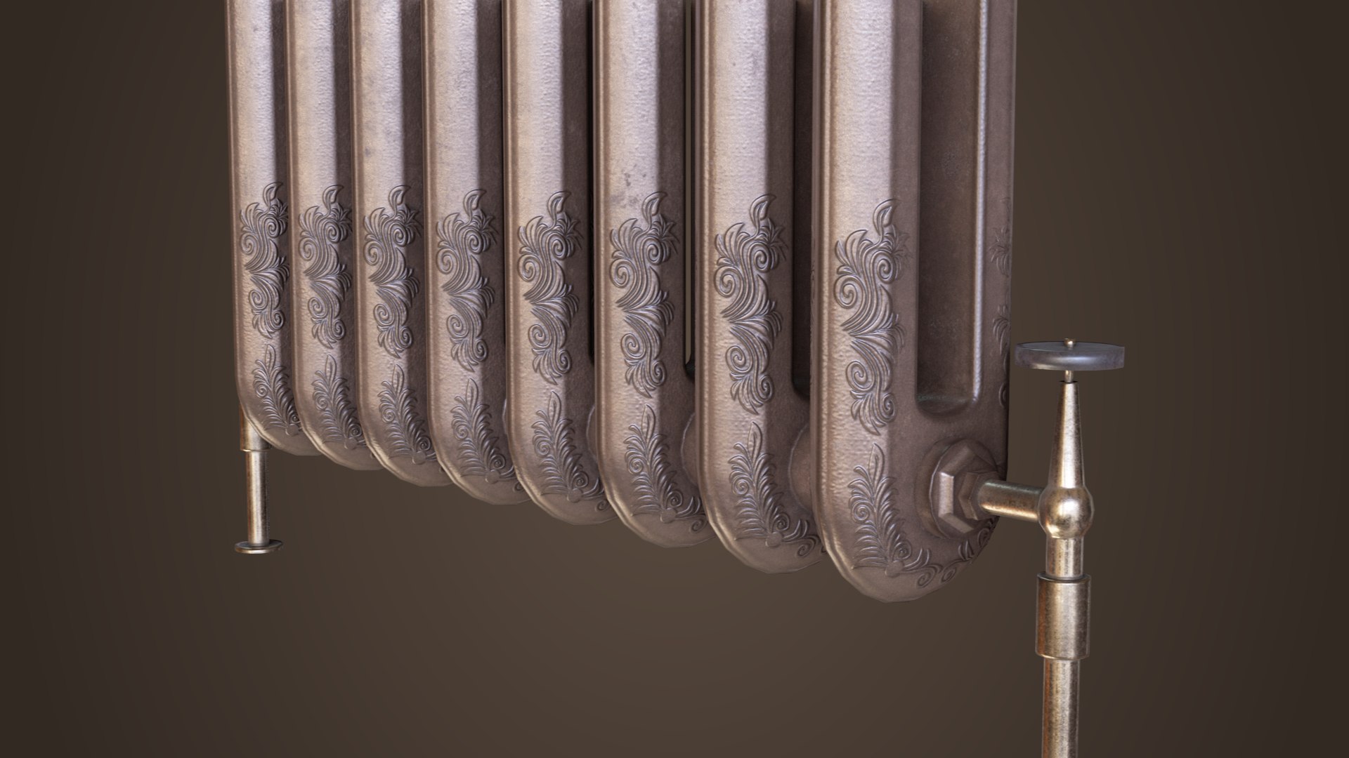 3D Vintage Radiator - TurboSquid 2048376