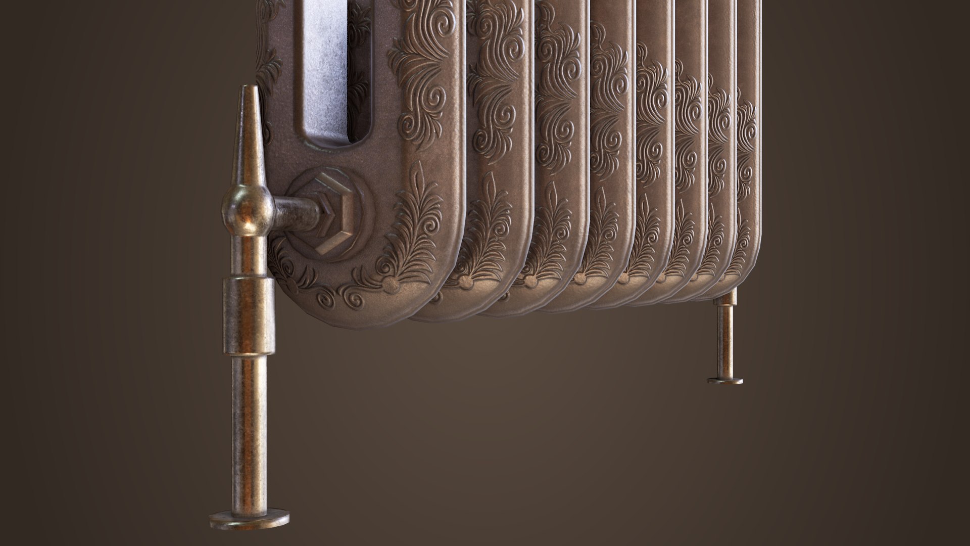 3D Vintage Radiator - TurboSquid 2048376