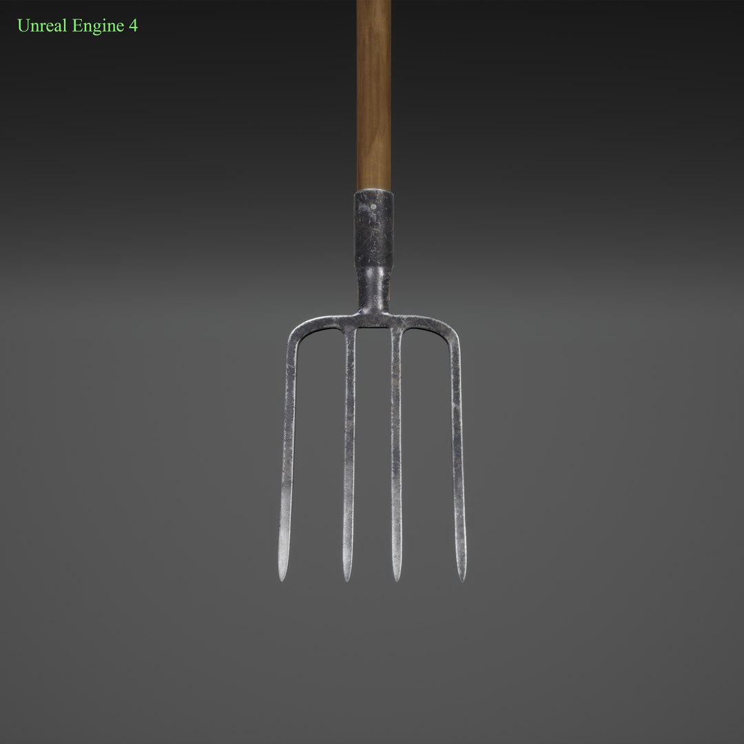 3D Fork Pitchfork Model - TurboSquid 1688100
