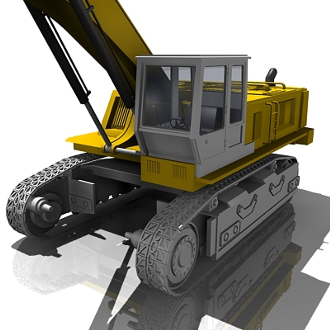 3d Model Digger Industrial