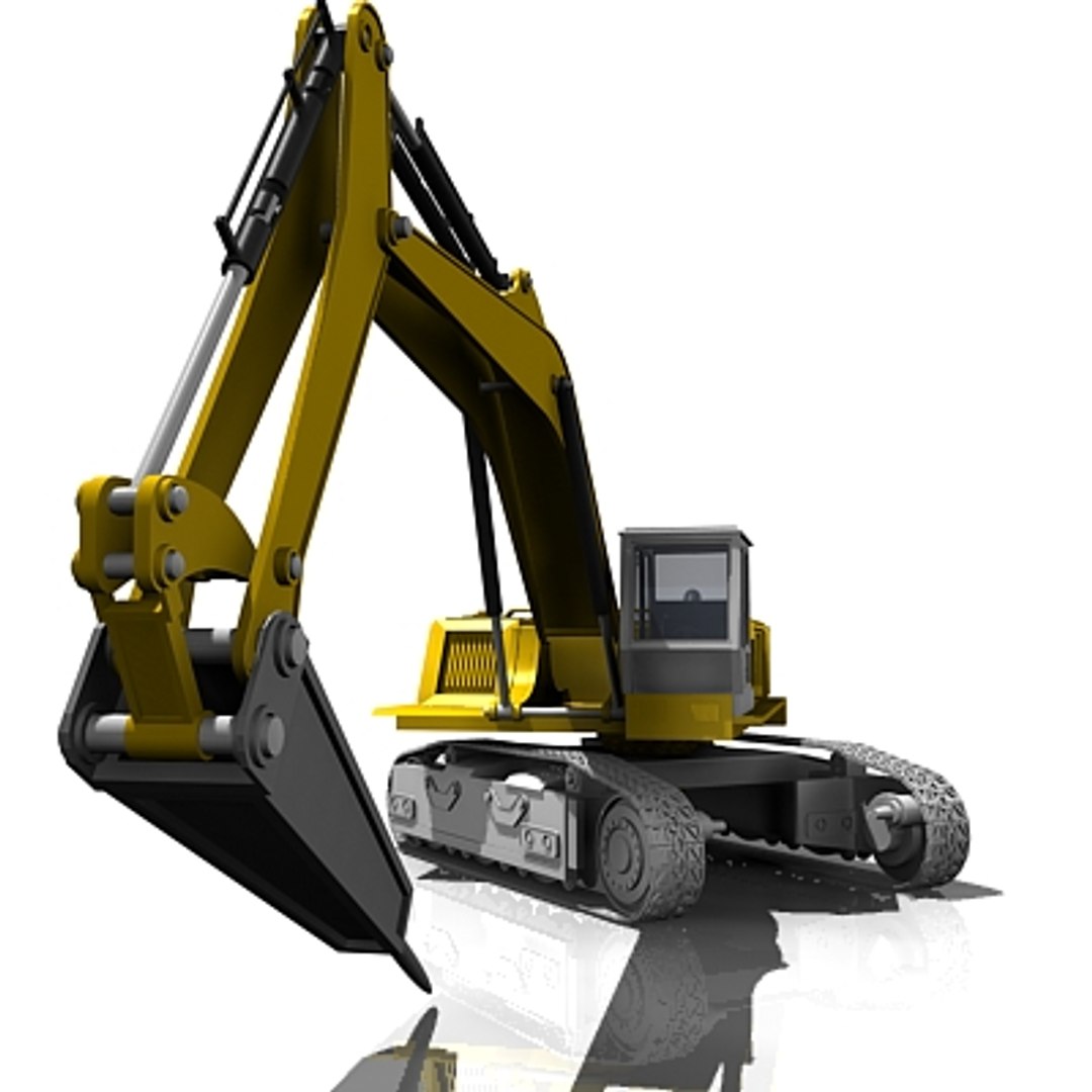 3d Model Digger Industrial