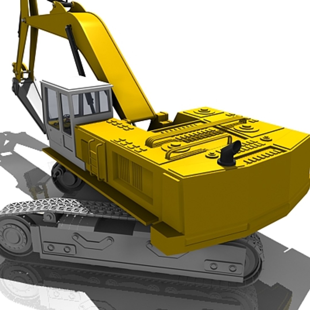 3d Model Digger Industrial
