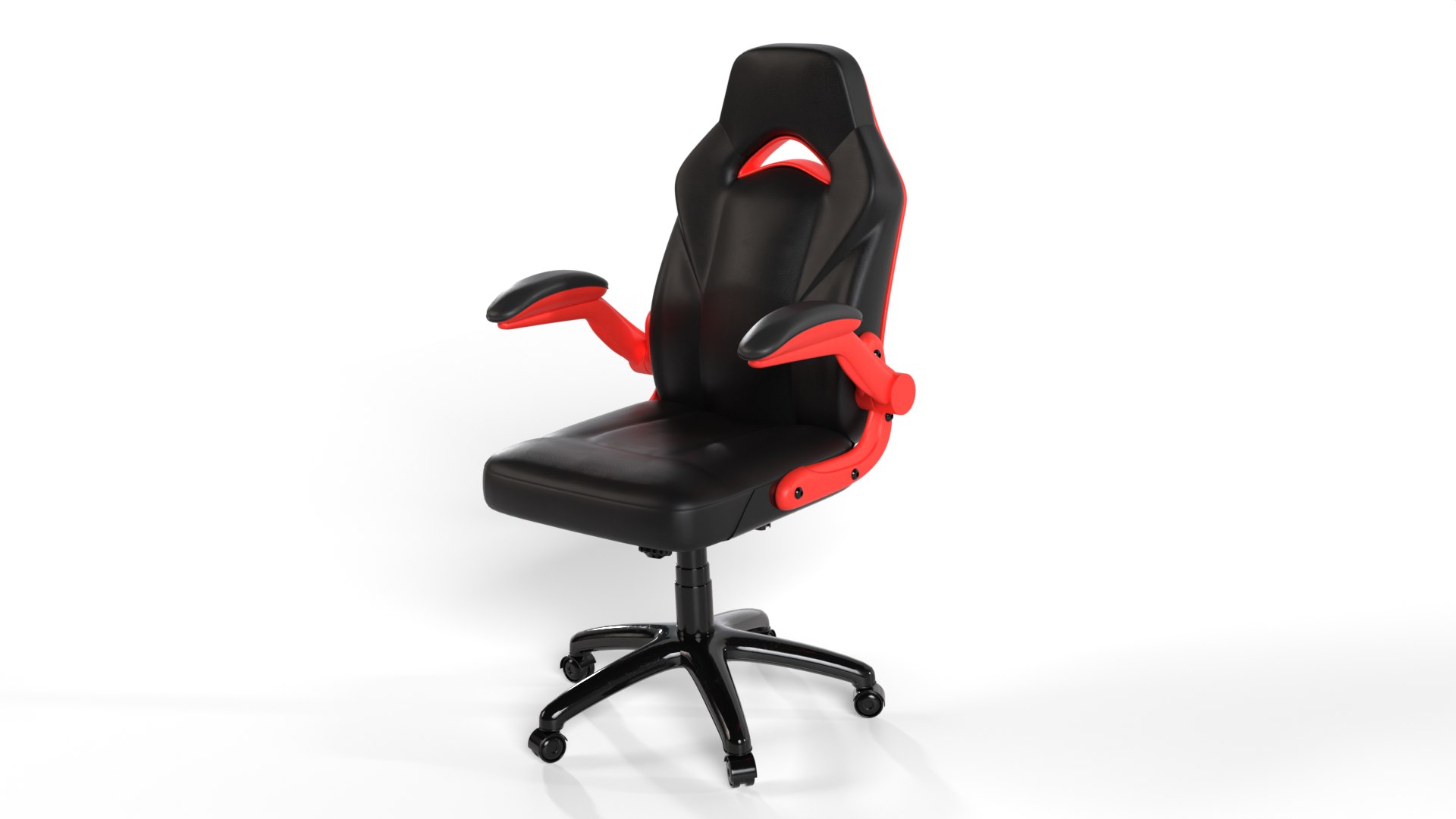 Gaming Chair Black And Red 3D Model - TurboSquid 2245651