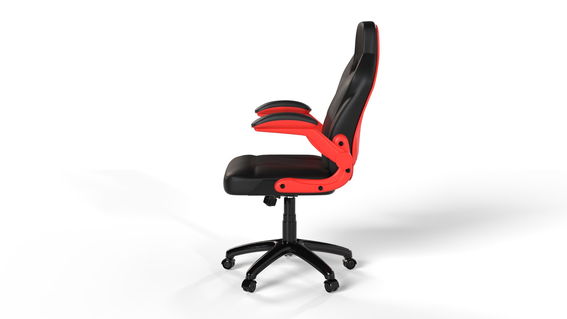 Gaming Chair Black And Red 3D Model - TurboSquid 2245651