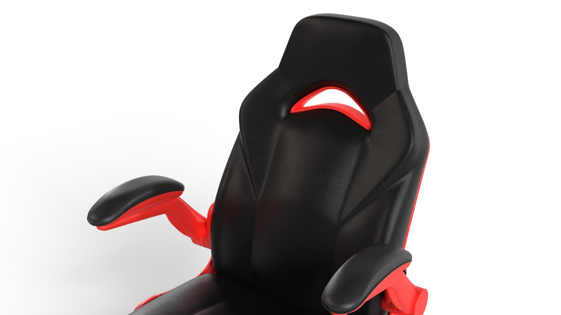 Gaming Chair Black And Red 3D Model - TurboSquid 2245651