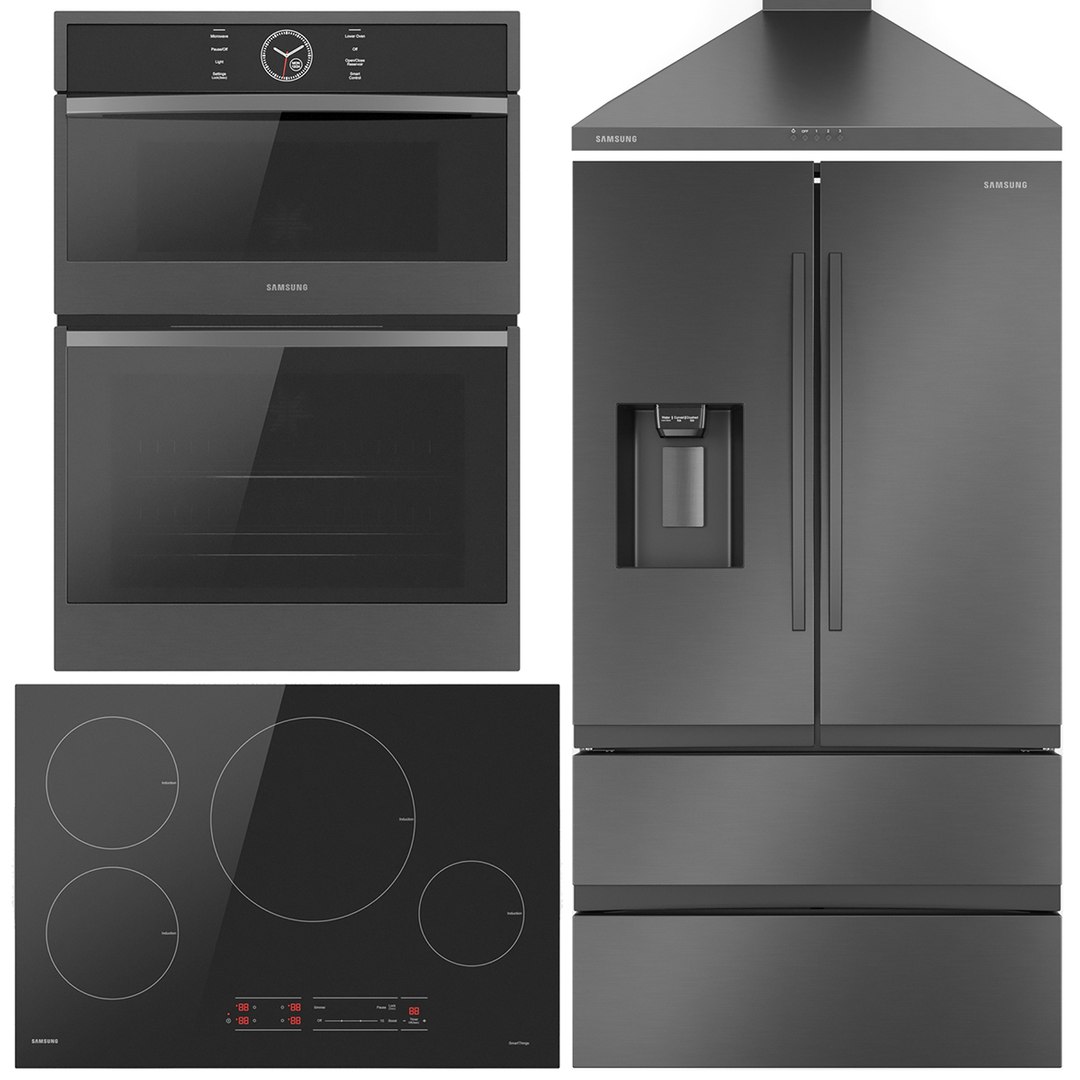3D SAMSUNG Kitchen Appliances Model - TurboSquid 2340755