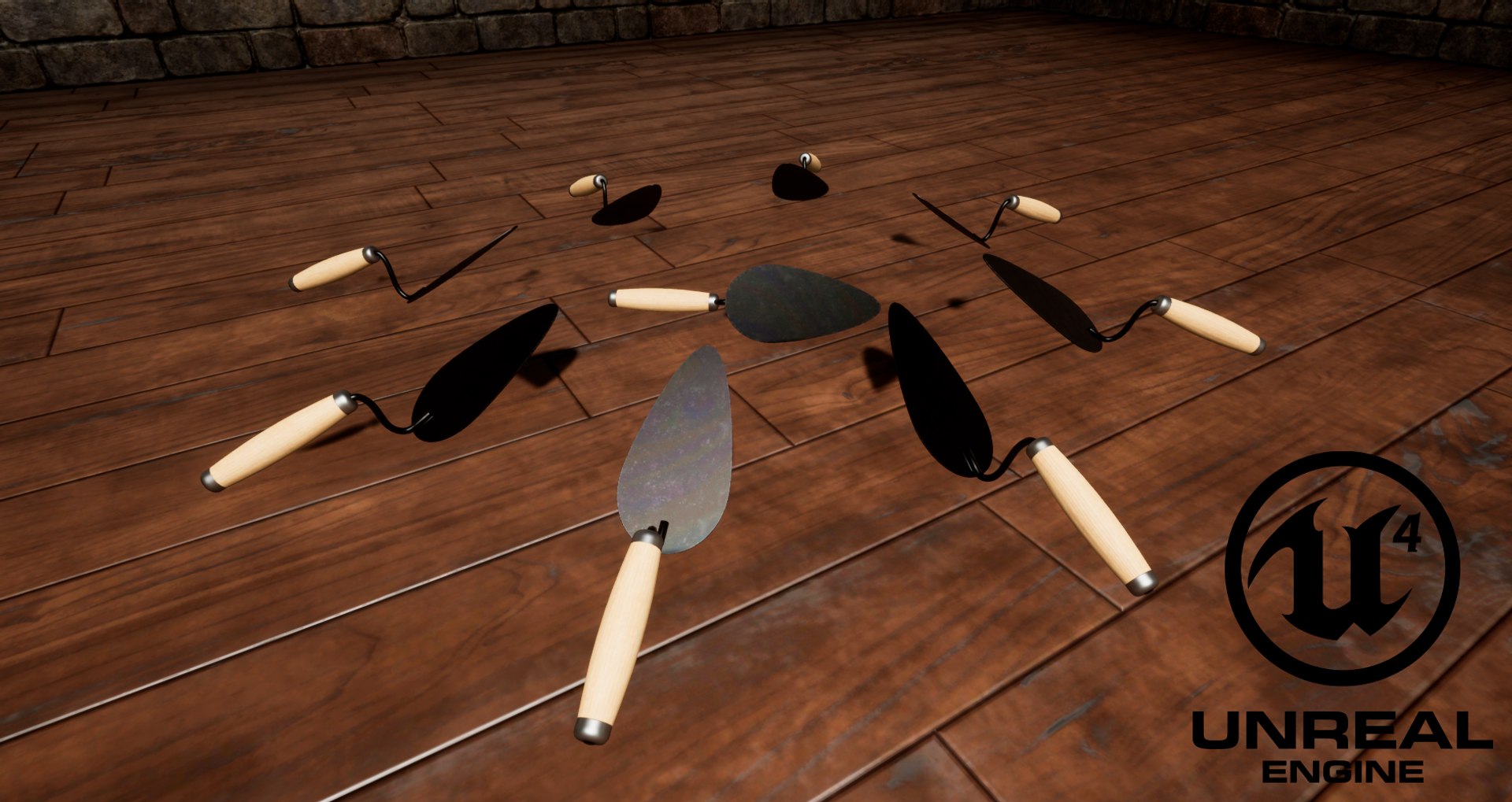 Brick Trowels 3D Model - TurboSquid 2006138