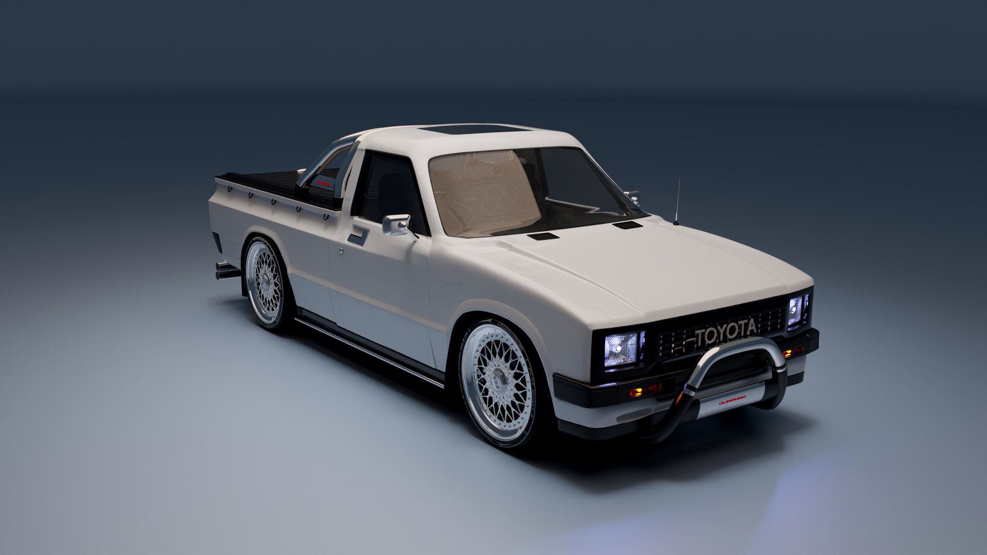 OLD SKOOL TOYOTA HILUX 3D - TurboSquid 1781952