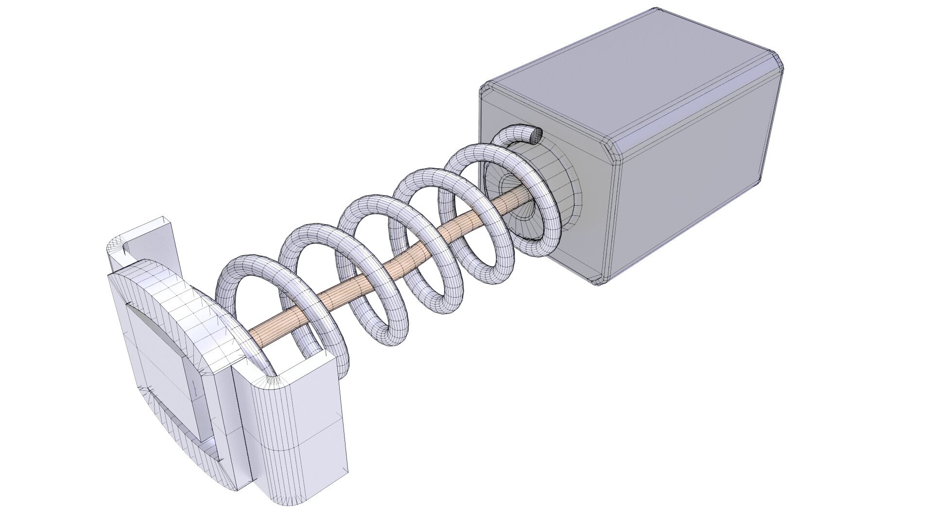 Carbon Brush Spring 2 3D - TurboSquid 2257208