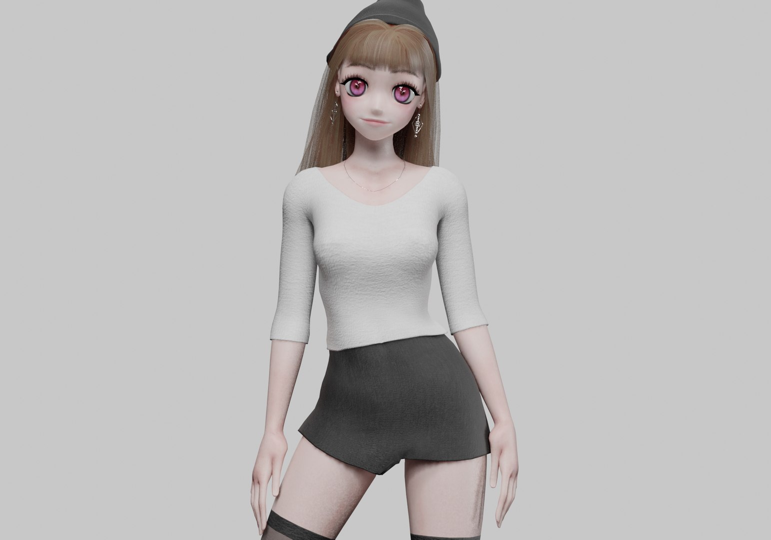 3D Model Beautiful Anime Girl V36210 - TurboSquid 2269193