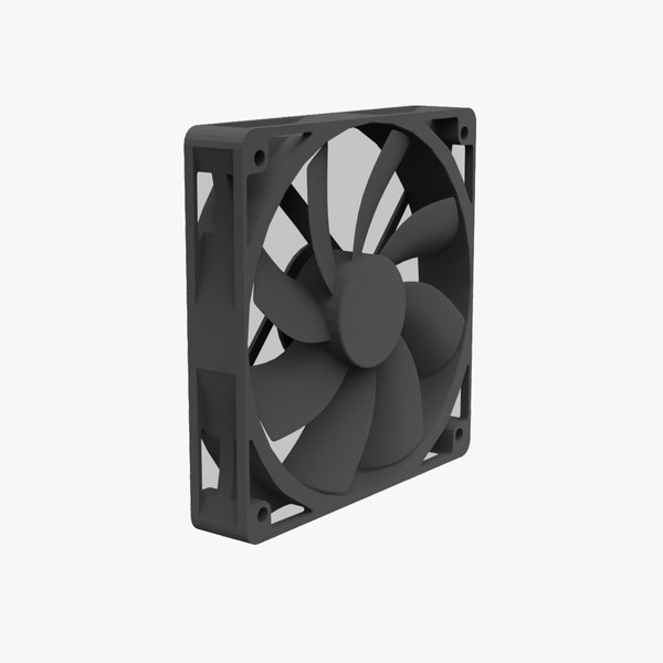 120mm PC Fan 3D model - TurboSquid 2006106