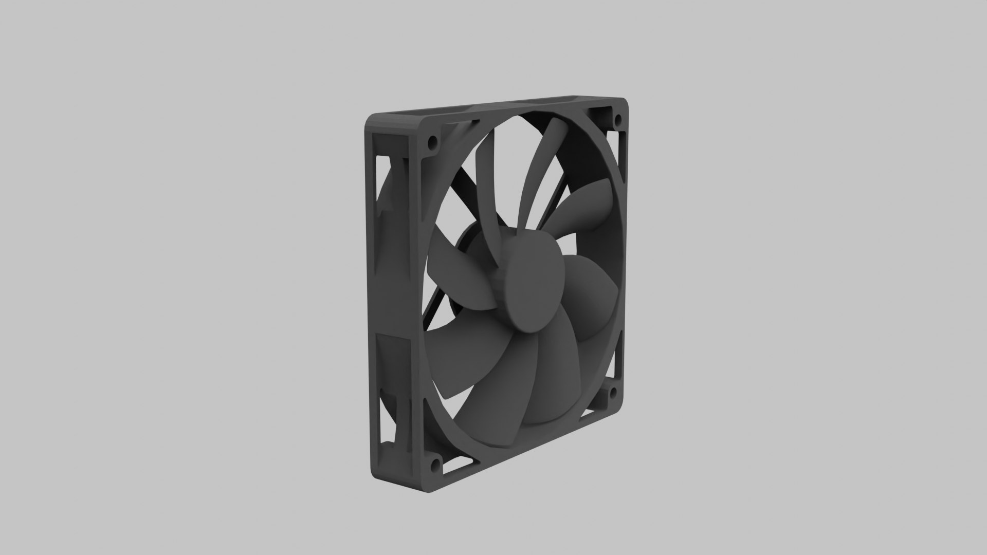 120mm PC Fan 3D Model - TurboSquid 2006106