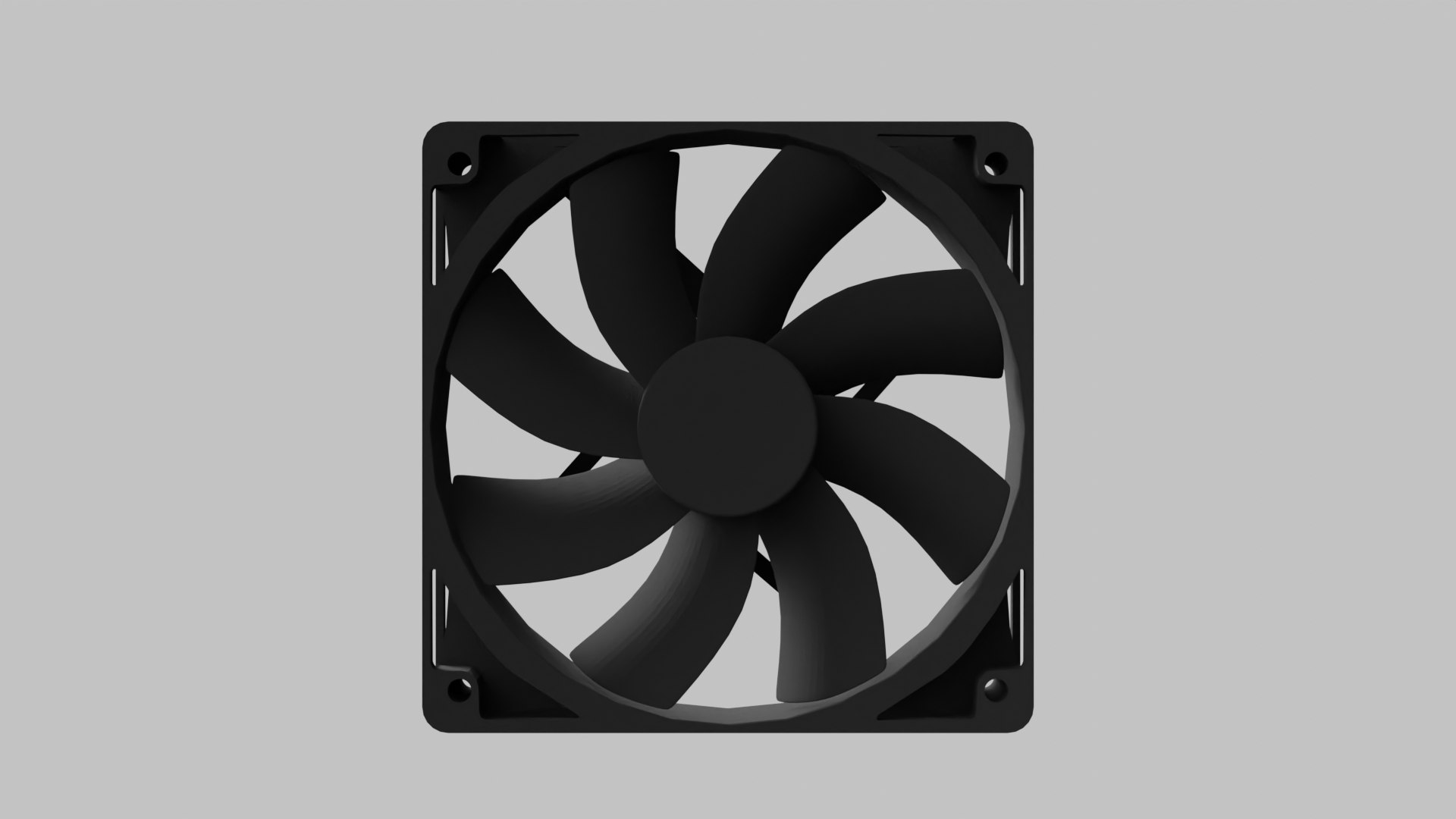 120mm PC Fan 3D Model - TurboSquid 2006106