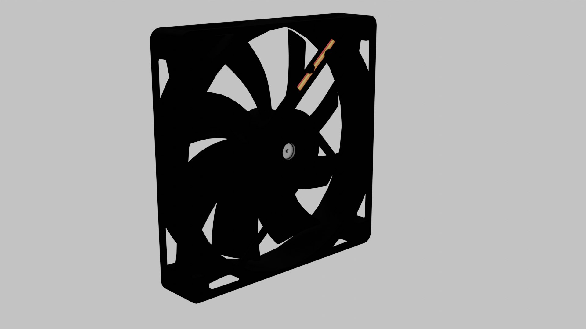 120mm PC Fan 3D Model - TurboSquid 2006106