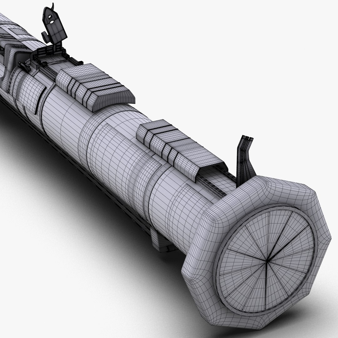 3d at4 anti tank grenade launcher model