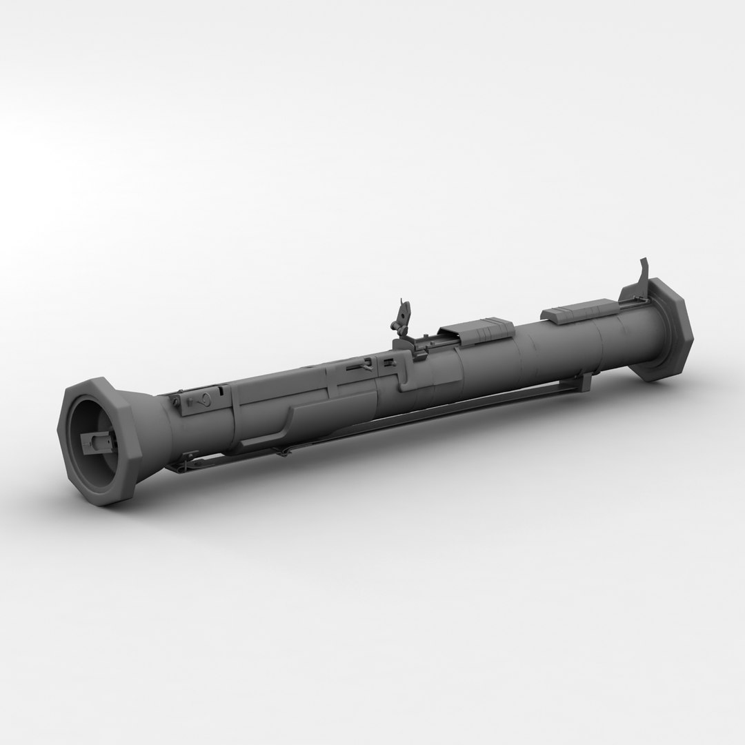 3d at4 anti tank grenade launcher model