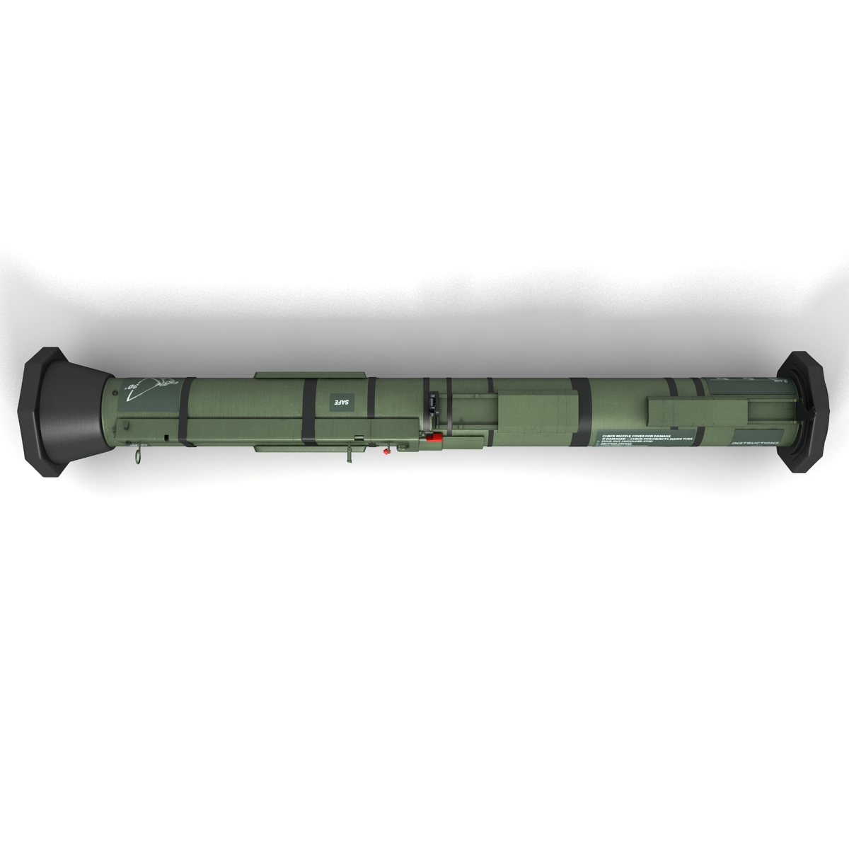 3d at4 anti tank grenade launcher model