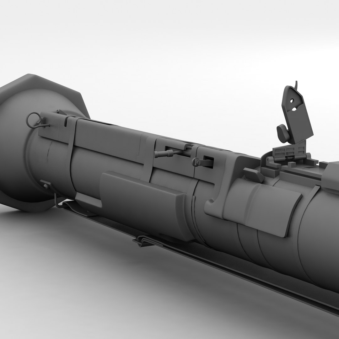 3d at4 anti tank grenade launcher model