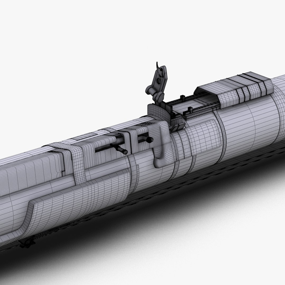 3d at4 anti tank grenade launcher model