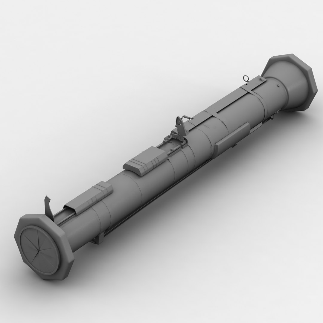 3d at4 anti tank grenade launcher model