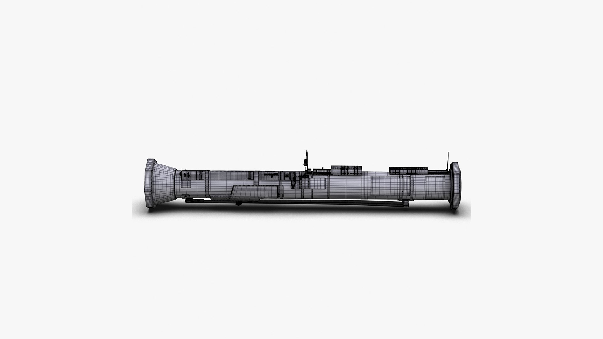 3d at4 anti tank grenade launcher model