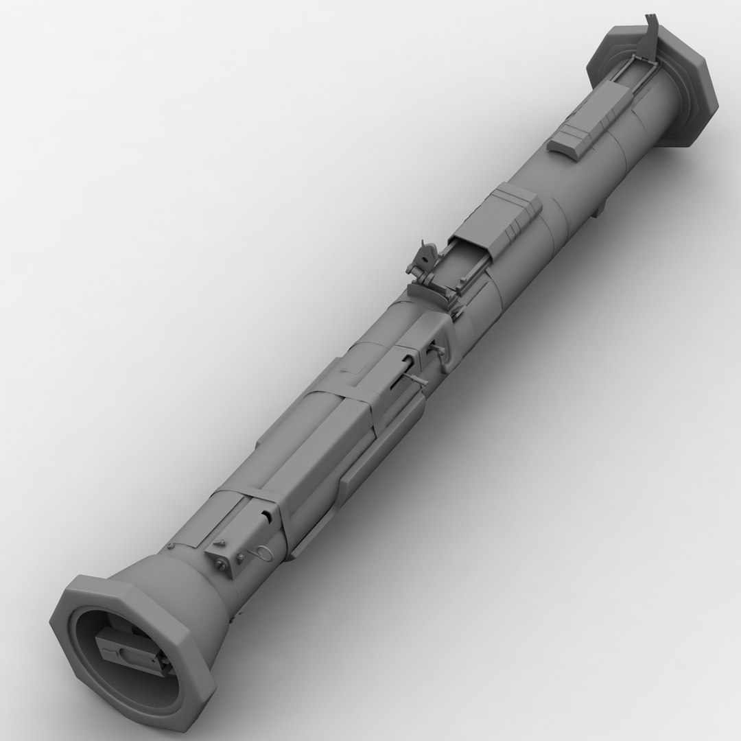 3d at4 anti tank grenade launcher model