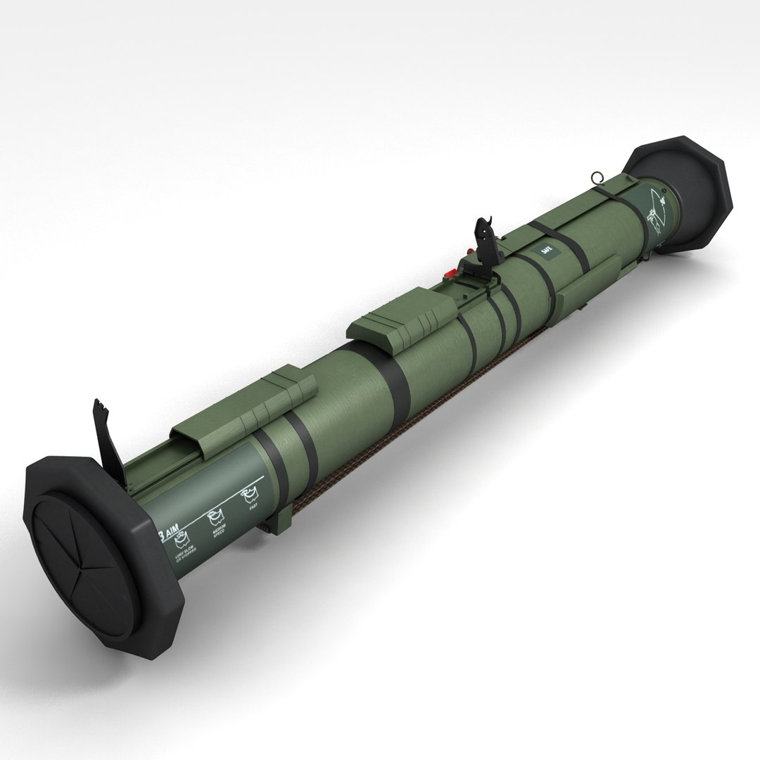 3d at4 anti tank grenade launcher model