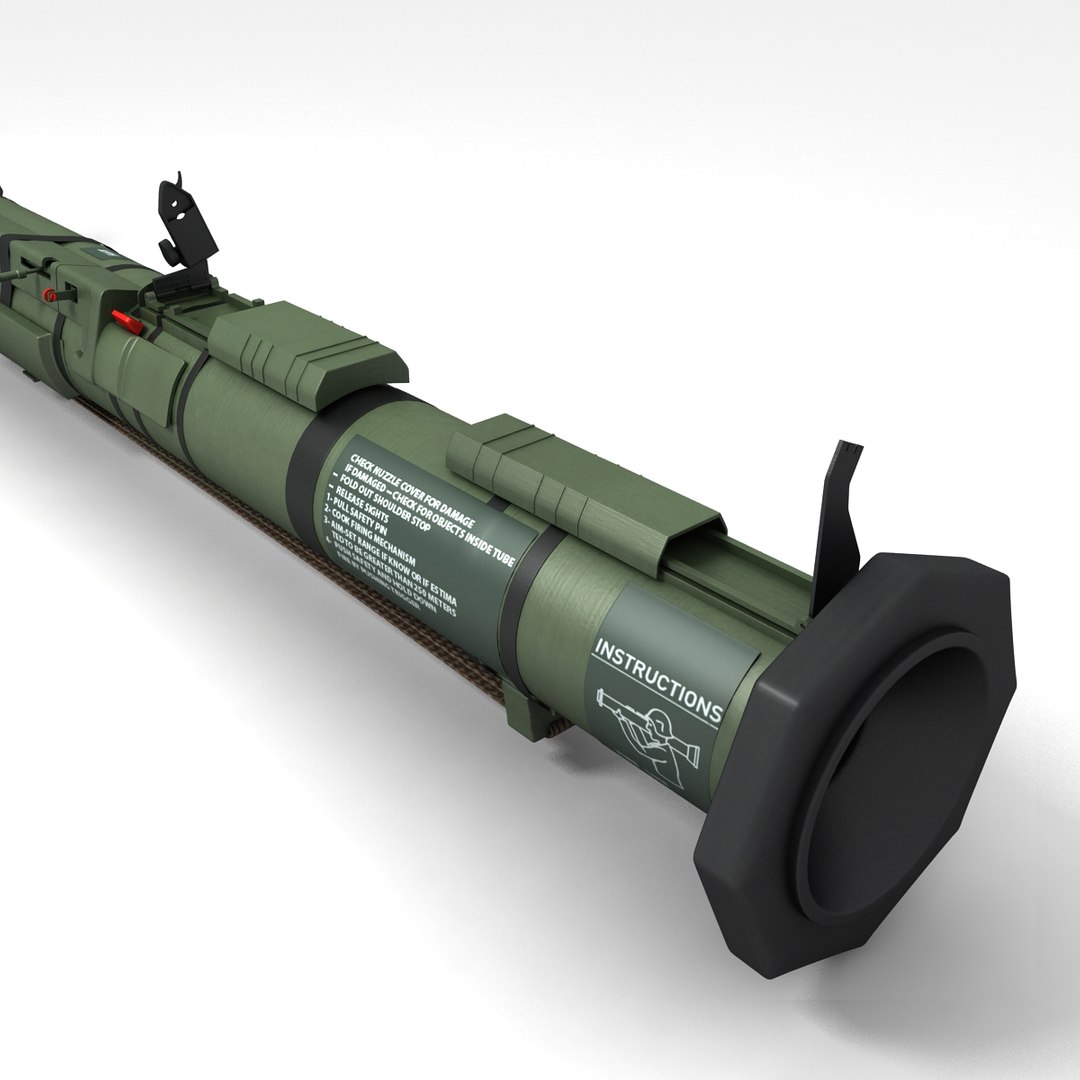 3d At4 Anti Tank Grenade Launcher Model