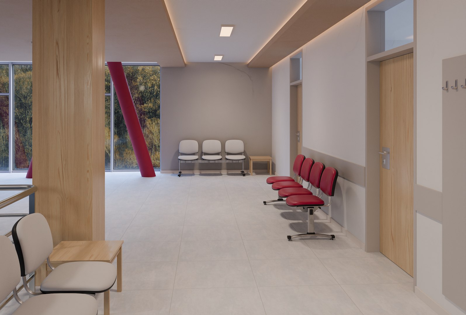 3D Hospital Hall - TurboSquid 2201366