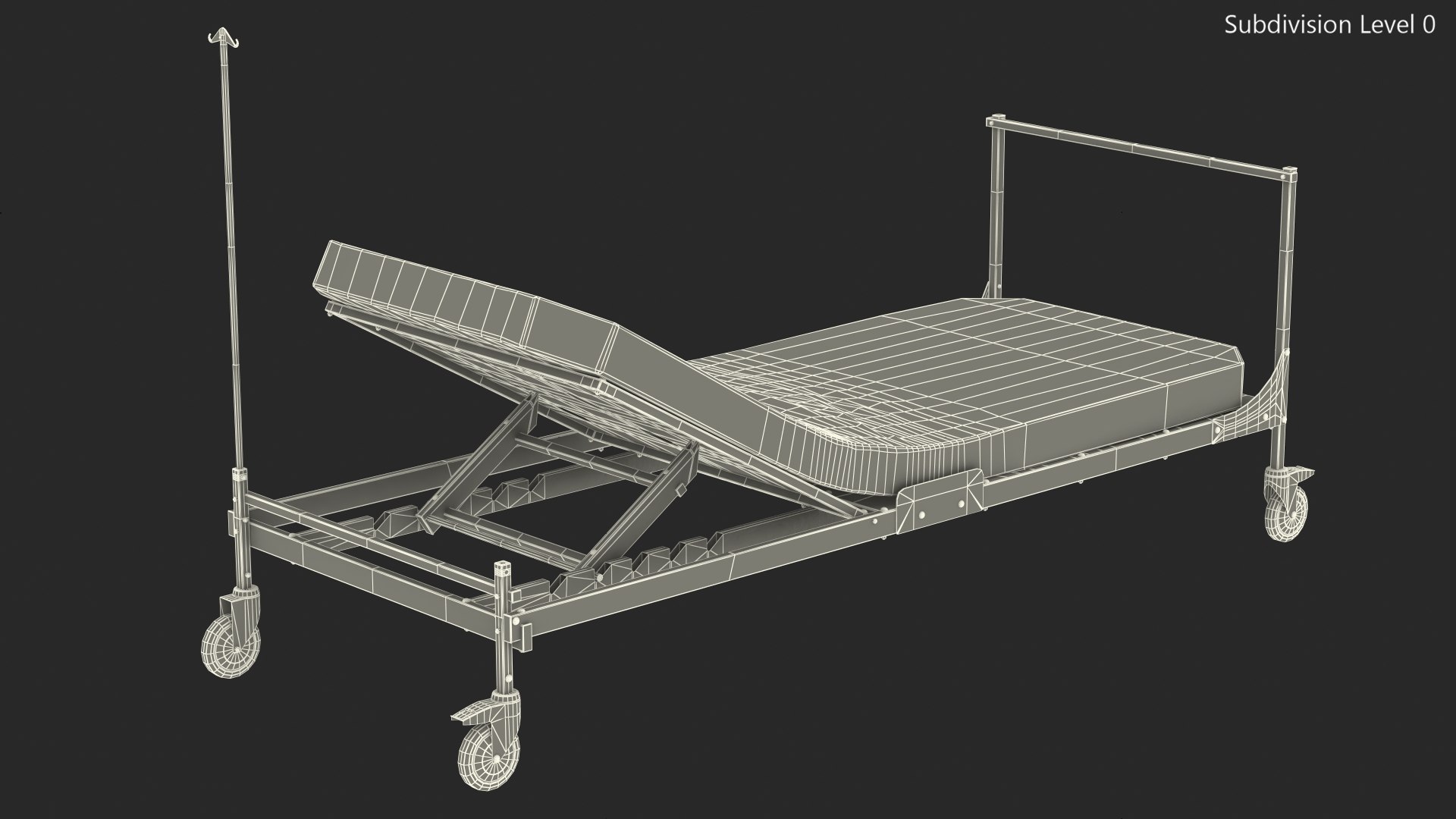 Stryker Emergency Relief Bed 30 Degrees 3D - TurboSquid 1902736