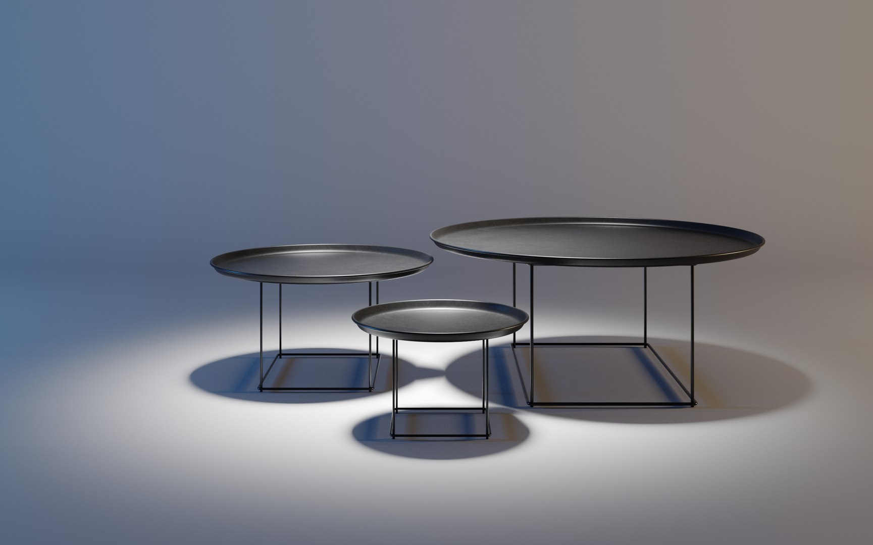 Fat Fat Coffee Tables 3D Model - TurboSquid 1960211