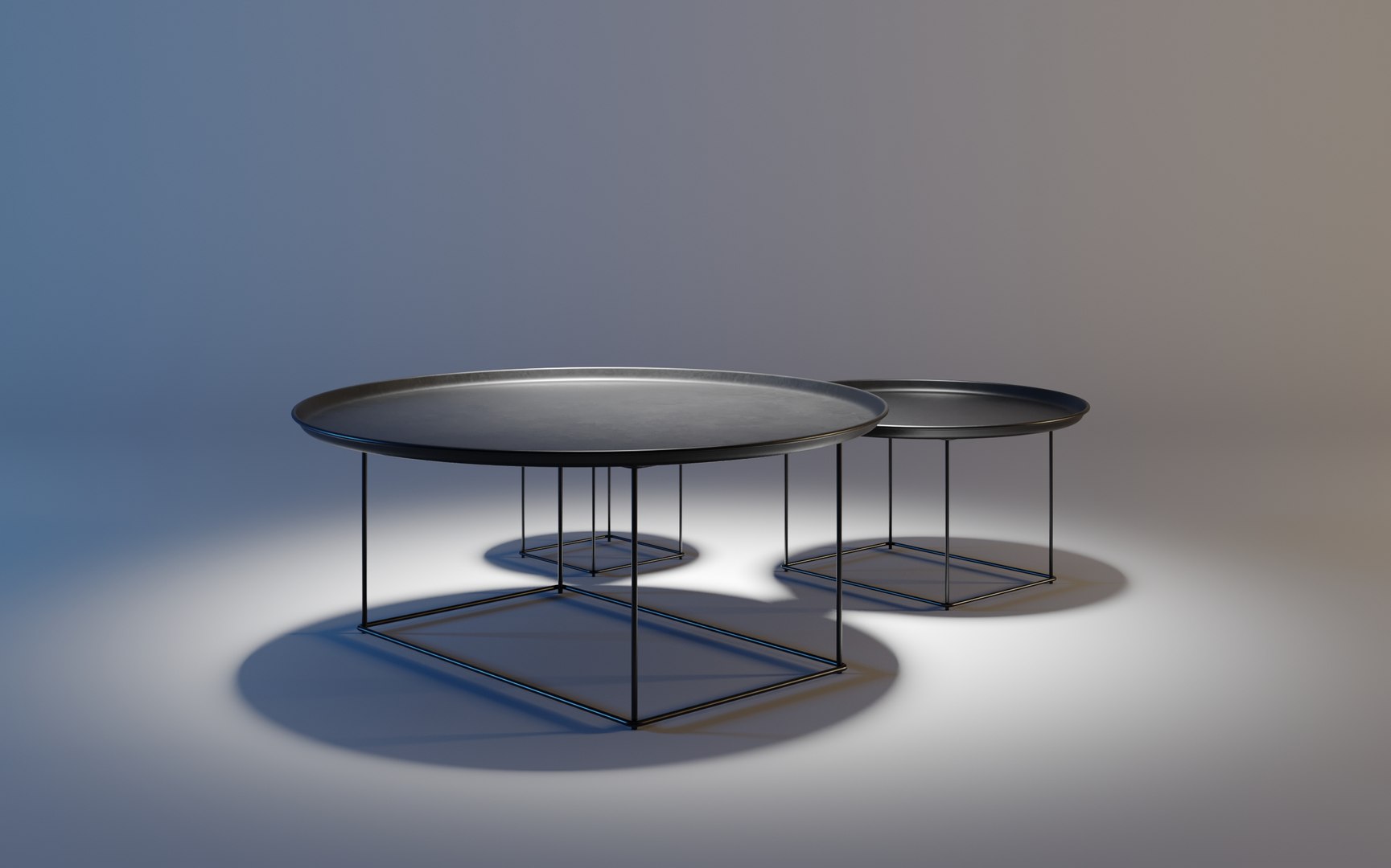 Fat Fat Coffee Tables 3D Model - TurboSquid 1960211