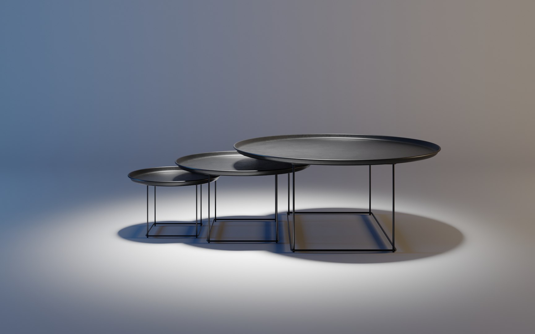 Fat Fat Coffee Tables 3D Model - TurboSquid 1960211