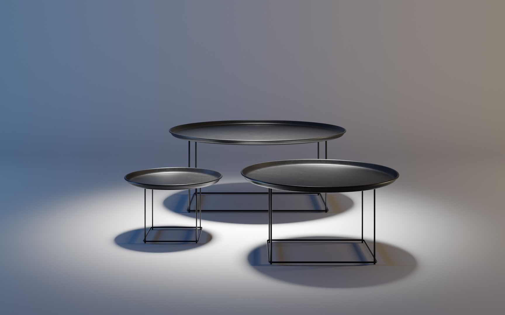 Fat Fat Coffee Tables 3D Model - TurboSquid 1960211