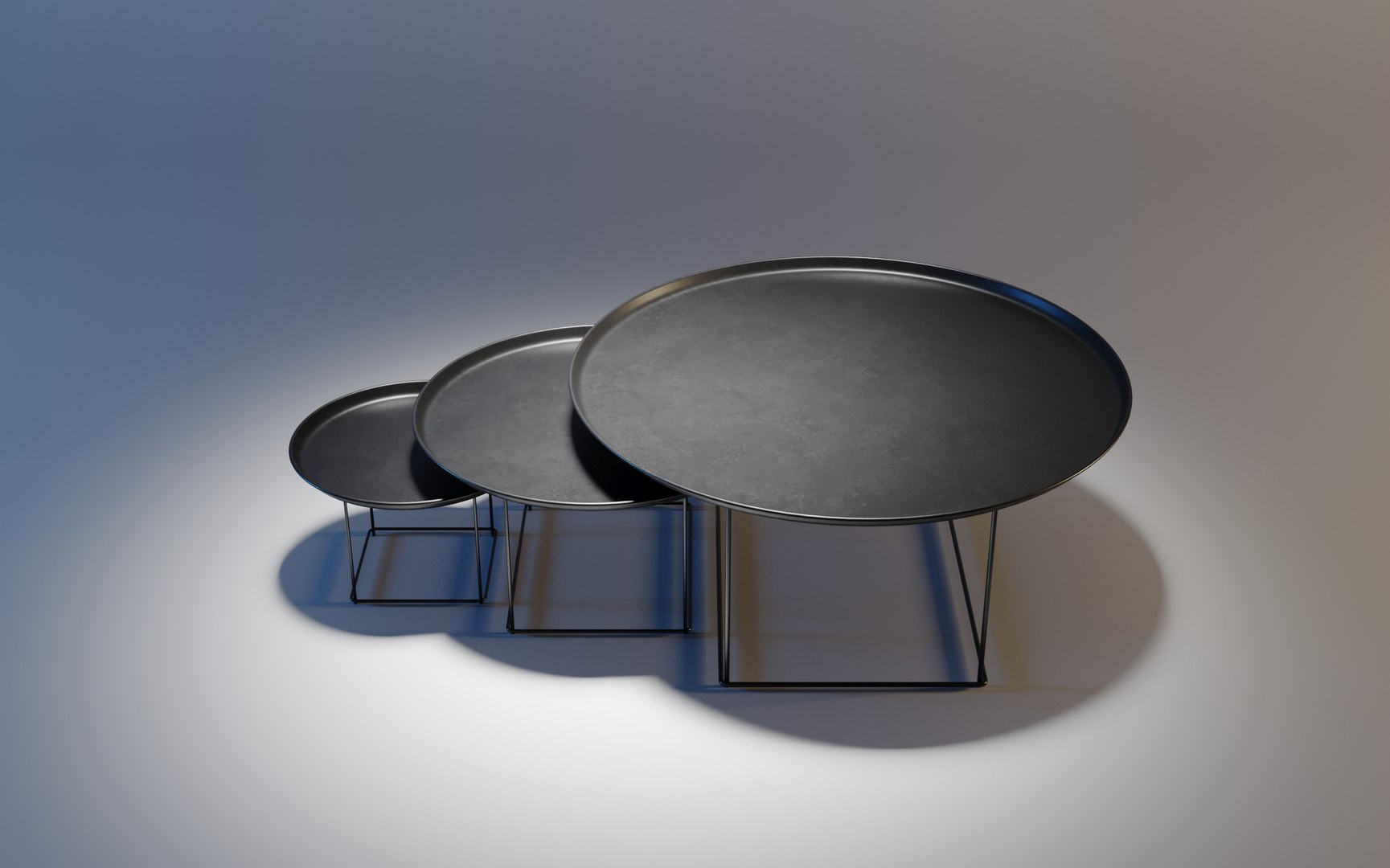 Fat Fat Coffee Tables 3D Model - TurboSquid 1960211