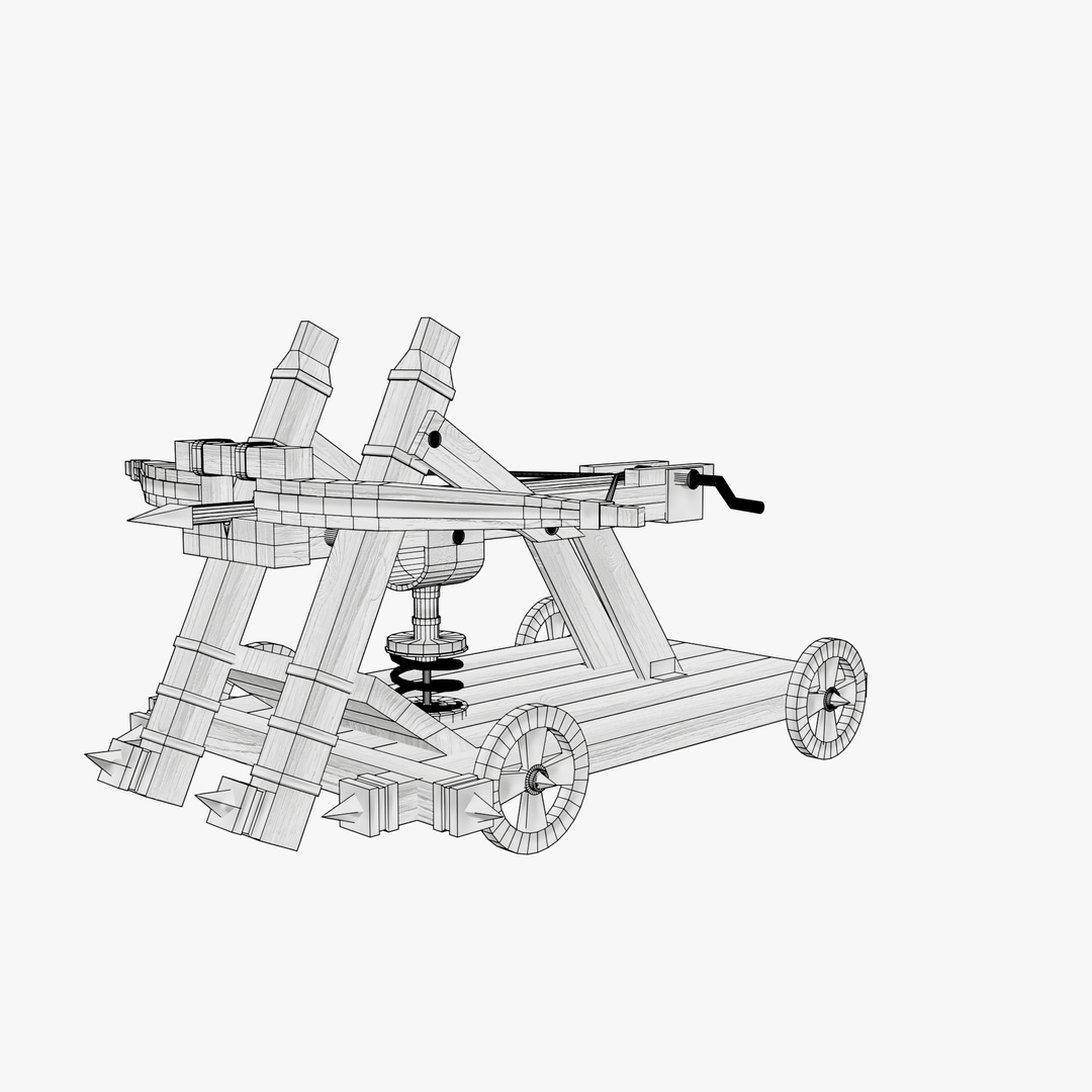 3D Ballista Bow 04 - TurboSquid 2353202