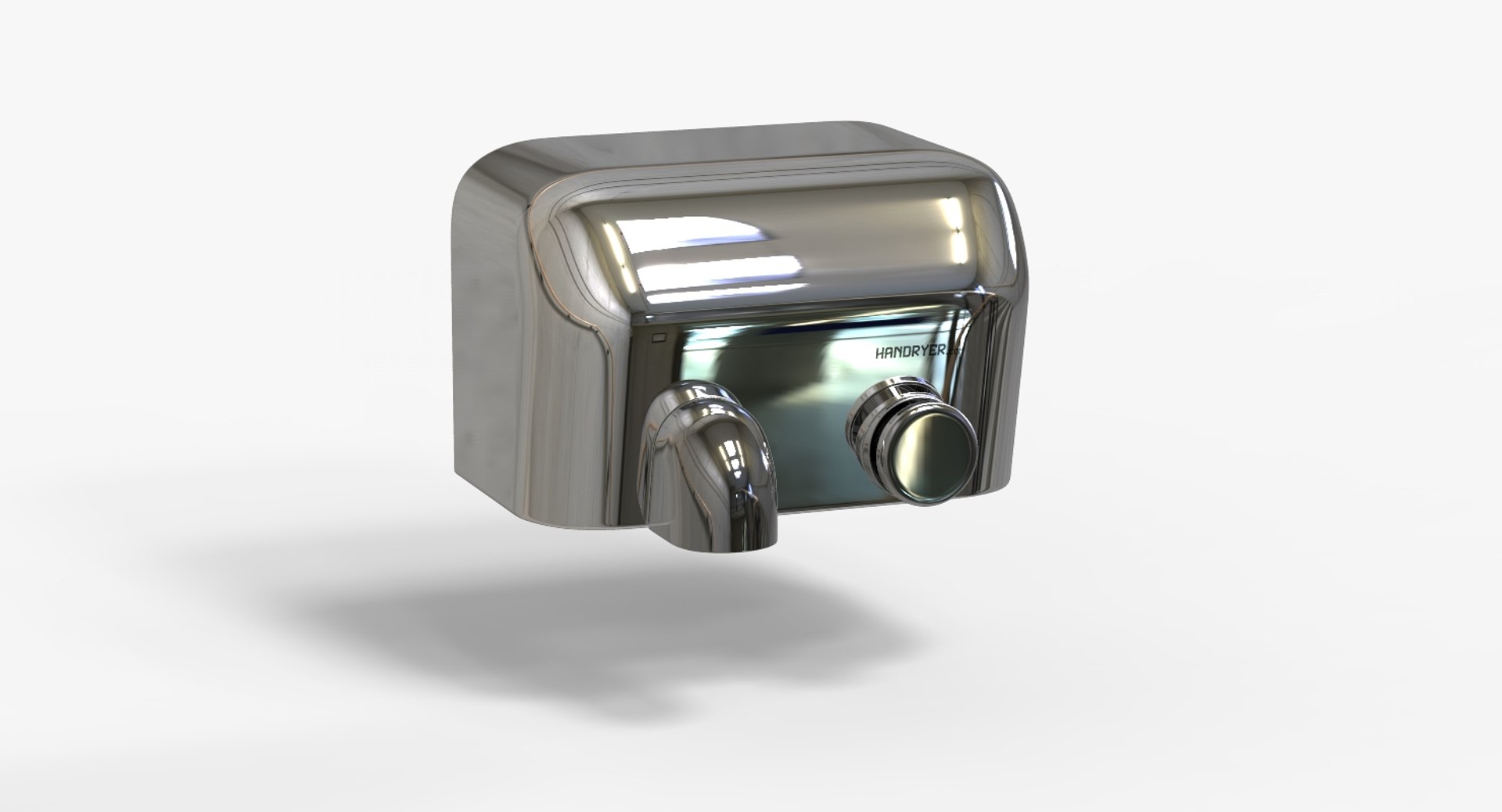 Hand Dryer 3D Model - TurboSquid 1368920