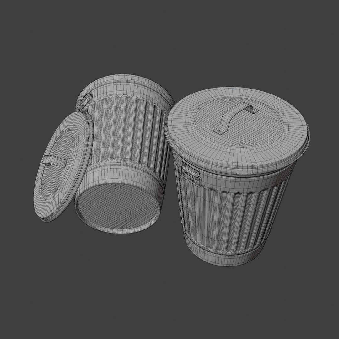 Realistic old garbage 3D model - TurboSquid 1705784